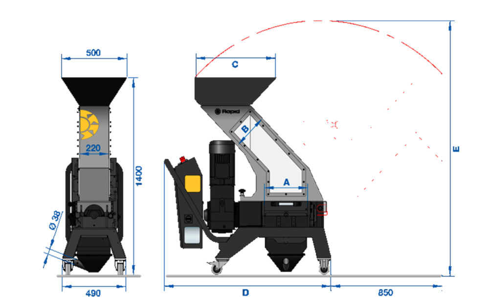 Granulatoare Rapid OneCUT PRO - facilitează obținerea de material regranulat de înaltă calitate ...